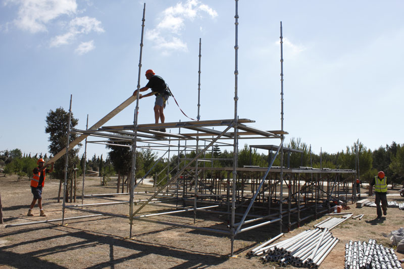 Creamfields Music Stage - Matrix Scaffolding Malta
